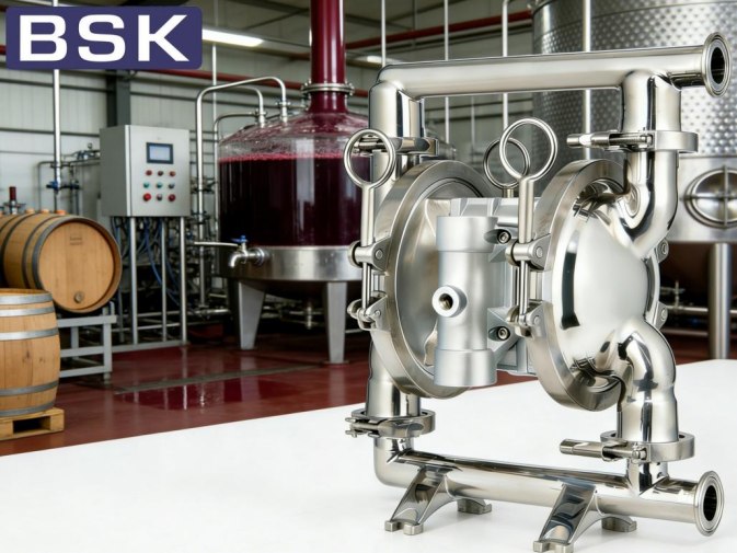 FDA Sanitary Diaphragm Pumps for Wine & Beverages